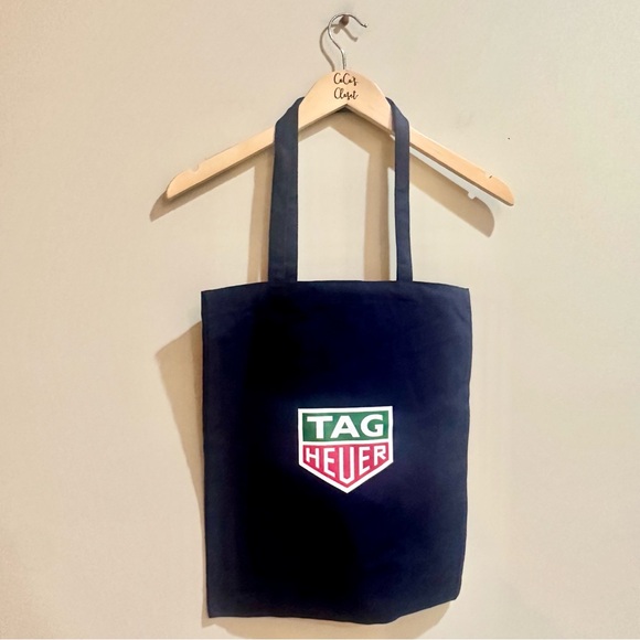 Tag Heuer | Accessories | Tag Heuer Canvas Tote Bag | Poshmark